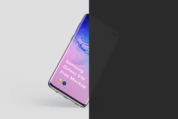 ? Free Galaxy S10 mockups: PSD & Sketch — The Designest