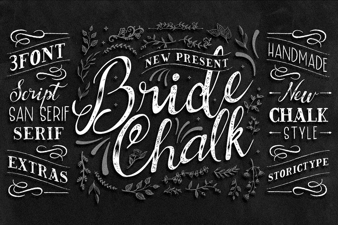  15 Free Premium Chalkboard Fonts With Authentic Look