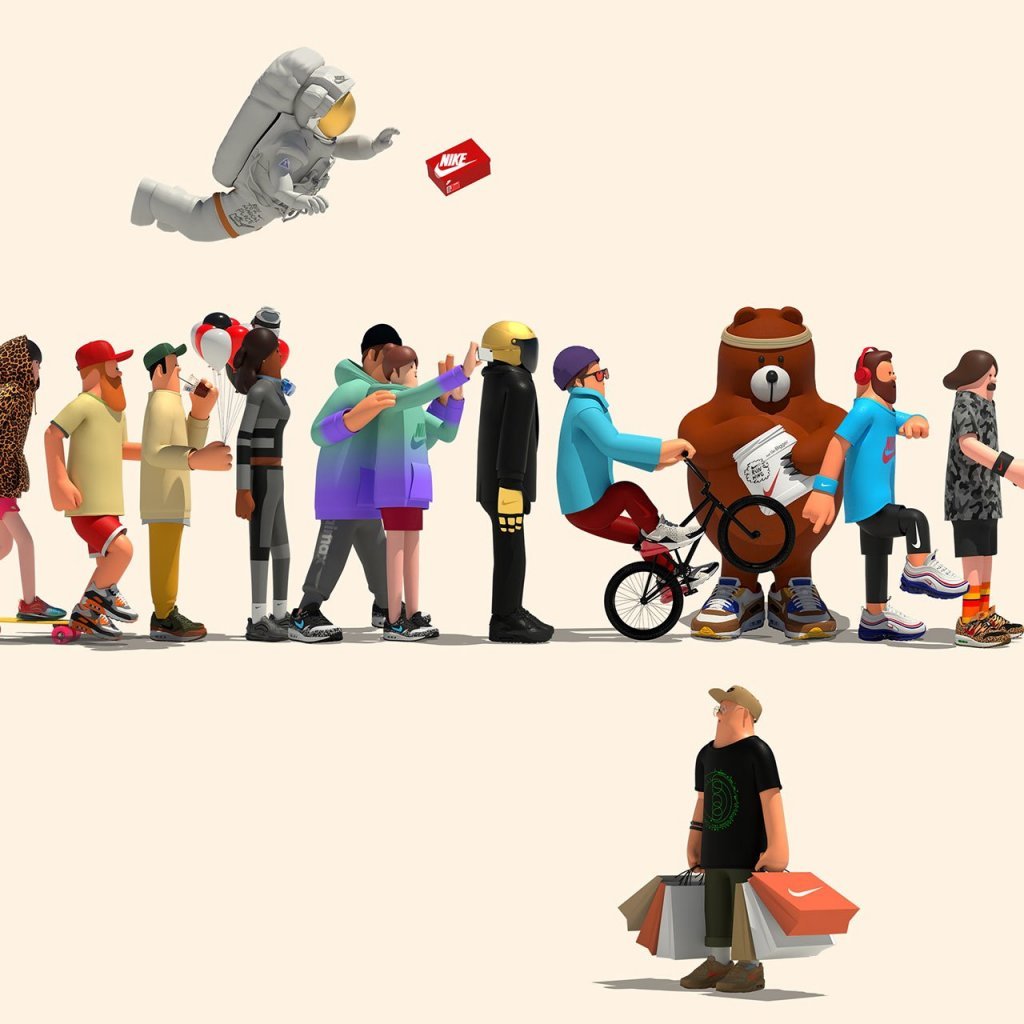 Character Design in The New Nike Collaboration — The Designest