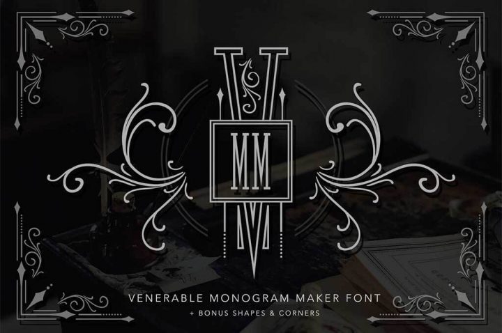 35+ Best Free Monogram Fonts: Design Like a Pro (Paid incl.)