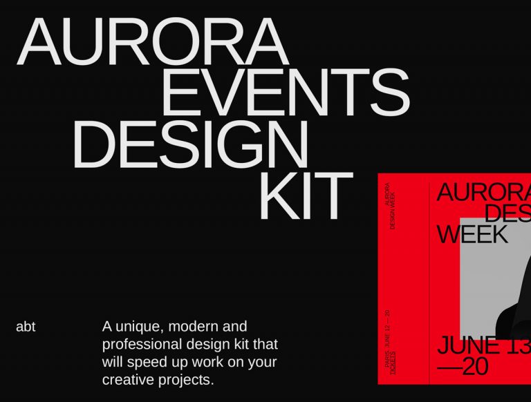 Aurora - Free Web Elements for Adobe XD and Sketch on The Designest