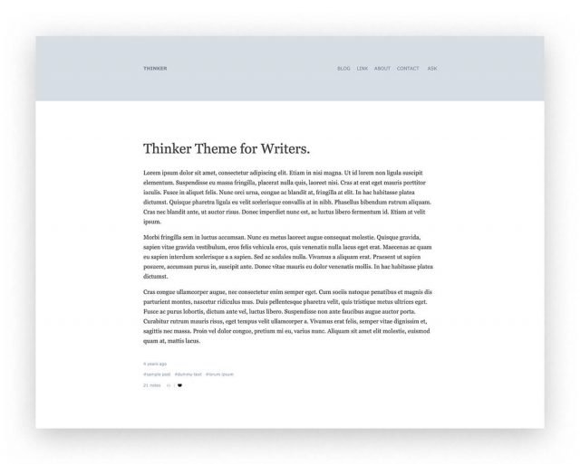 ️ 15 Simple Tumblr Themes for Writers: Free & Premium - The Designest