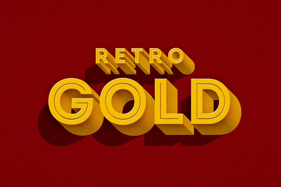 40+ Photoshop Text Styles: Best of 2019 - The Designest