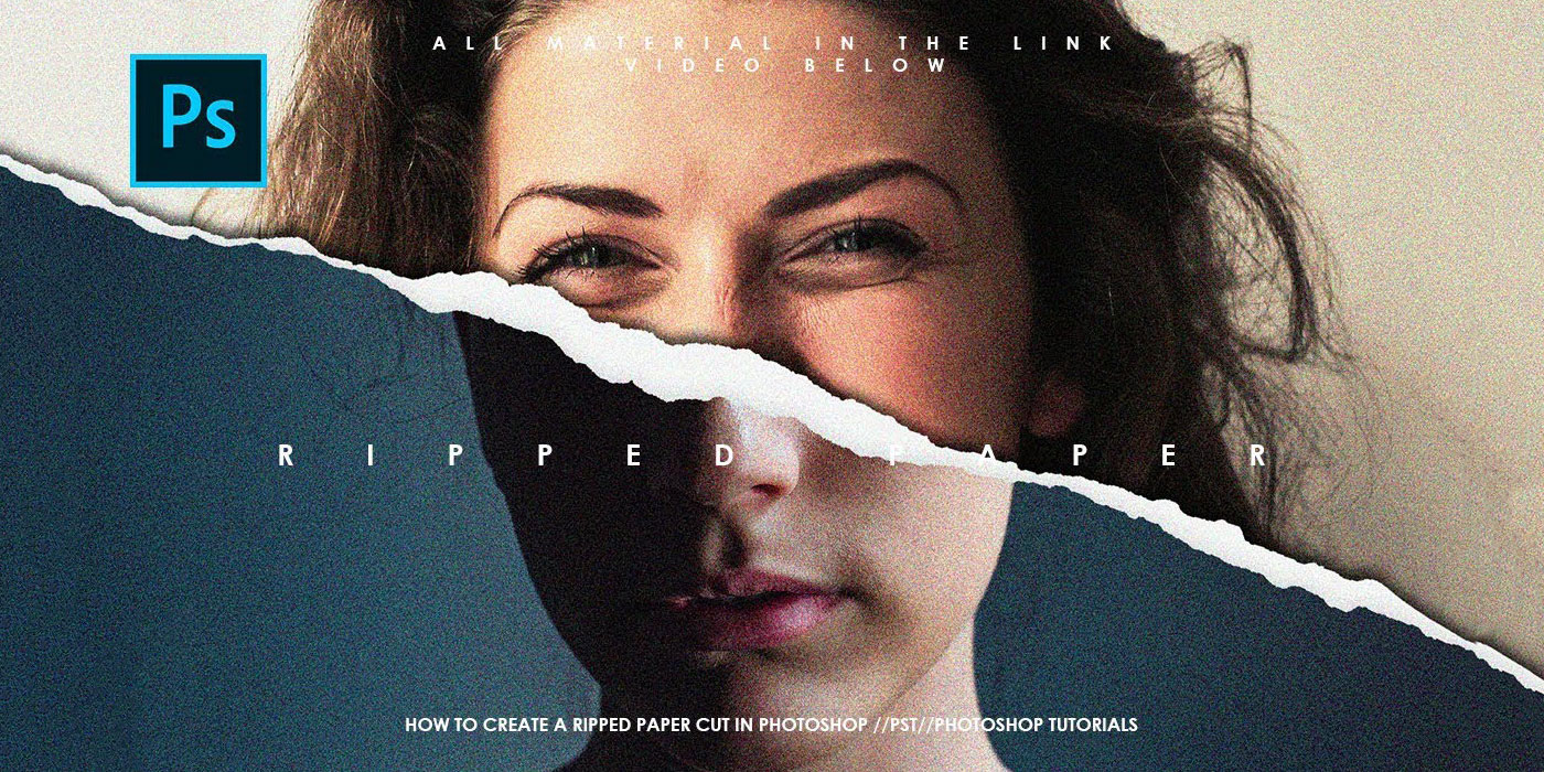 Tutorial Create Photos With Torn Paper Texture Effect In Photoshop