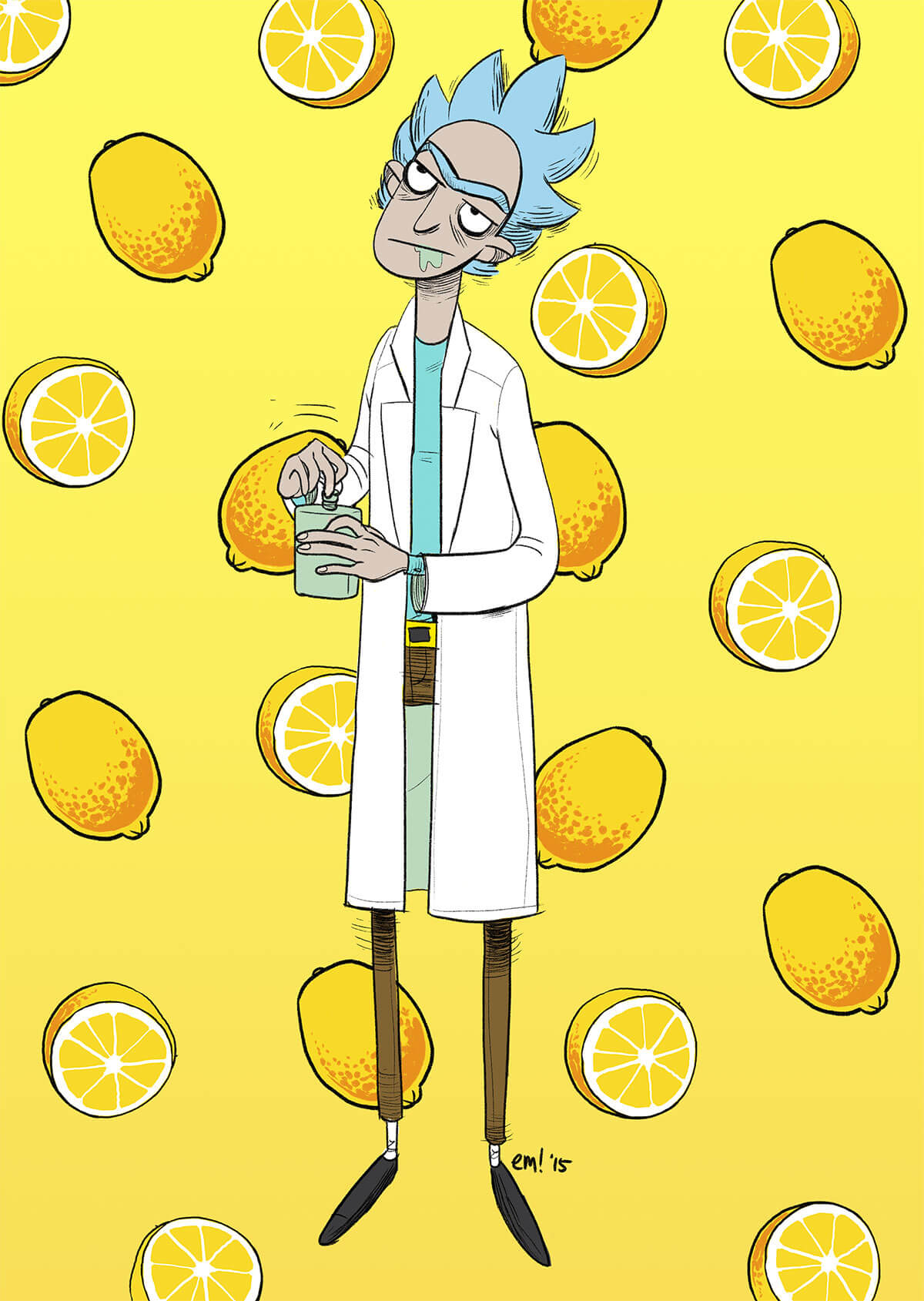 Showing What We Got: Rick and Morty Fan Art - The Designest