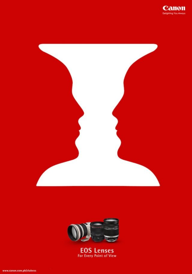 Optical Illusion of Negative Space Art — The Designest