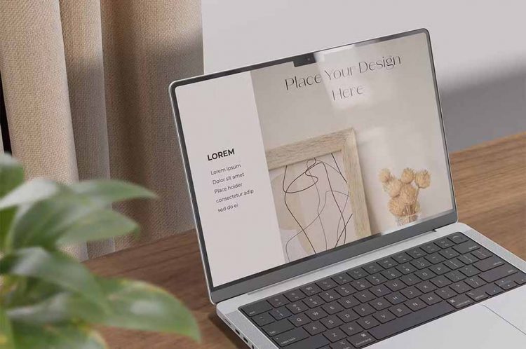 50+ Best Laptop Mockup Templates 💻 (Free & Paid) - The Designest