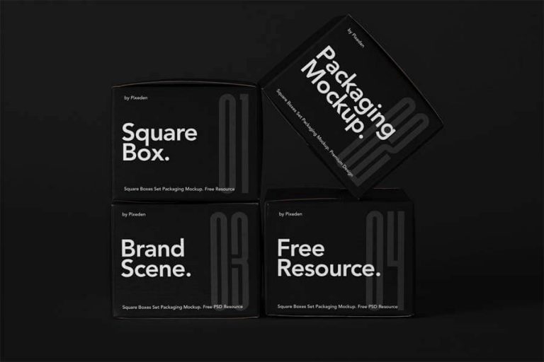 50+ Best Box Mockup Templates?(Free & Paid) - The Designest