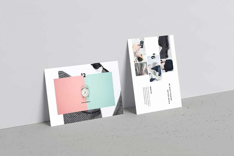 50+ Postcard Mockup Templates (Vertical, A5, A6, 4x6 and More)
