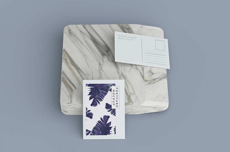 50+ Postcard Mockup Templates (Vertical, A5, A6, 4x6 and More)