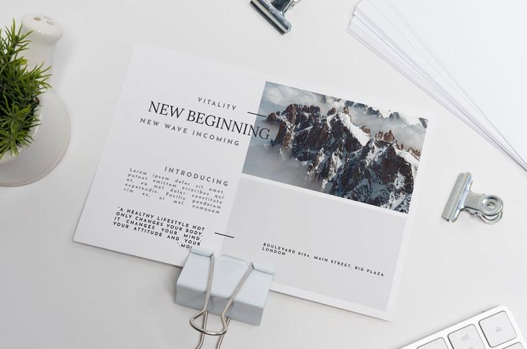 50+ Postcard Mockup Templates (Vertical, A5, A6, 4x6 and More)