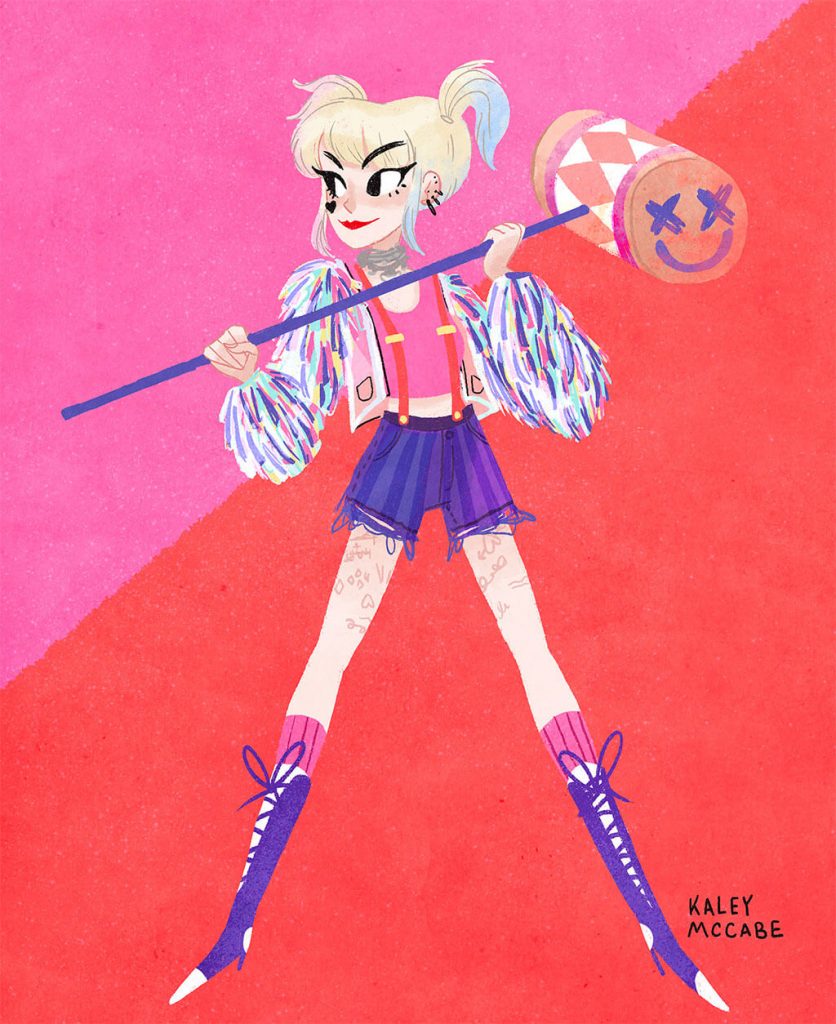 Harley Quinn Fan Art Energy is Stronger Than The Madhouse Wall