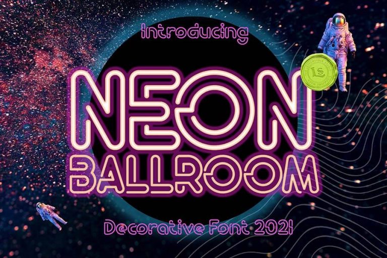 65+ Best Neon Fonts For 2024 ⬆️ Free & Paid