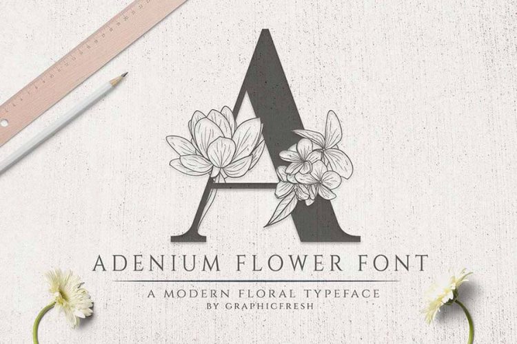 50+ Best Flower Fonts?Stunning Floral Fonts for Your Designs