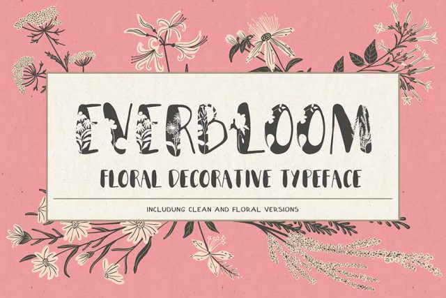 50+ Best Flower Fonts?Stunning Floral Fonts for Your Designs