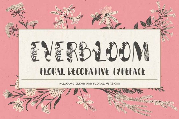 50+ Best Flower Fonts?Stunning Floral Fonts for Your Designs