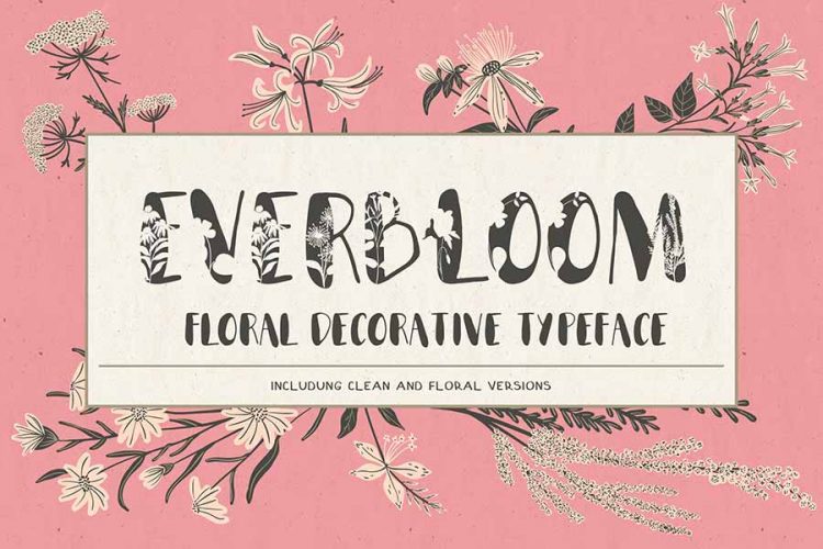 50+ Best Flower Fonts?Stunning Floral Fonts for Your Designs