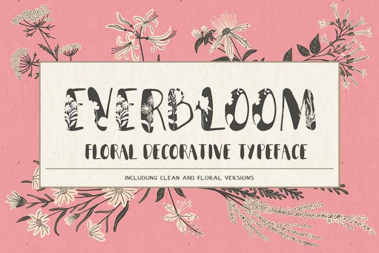 50+ Best Flower Fonts?Stunning Floral Fonts for Your Designs