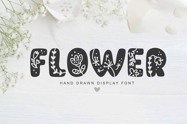 50+ Best Flower Fonts?Stunning Floral Fonts for Your Designs