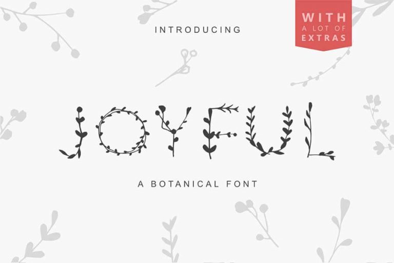 50+ Best Flower Fonts?Stunning Floral Fonts for Your Designs