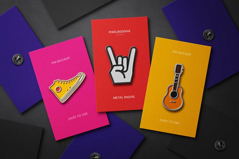 45+ Best Pin Mockup Templates?(Free & Paid)