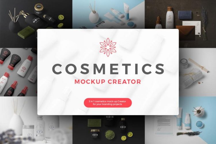 120+ Best Free Cosmetic Mockup Templates
