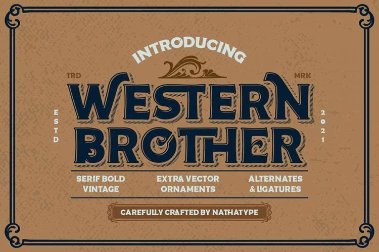 40+ Best Western Fonts: Rustic, Cowboy, and Old West Styles