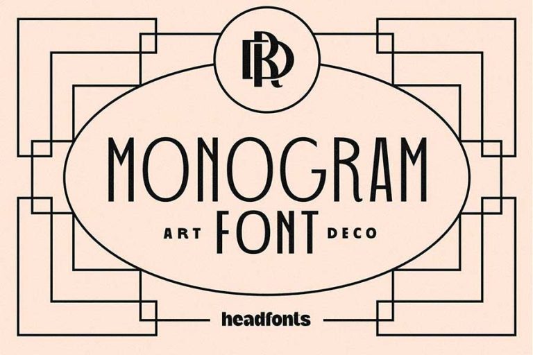 35+ Best Free Monogram Fonts: Design Like a Pro (Paid incl.)