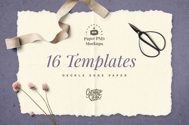 35+ Best Paper Mockup Templates?(Free & Paid) - The Designest