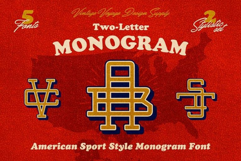 35+ Best Free Monogram Fonts: Design Like a Pro (Paid incl.)