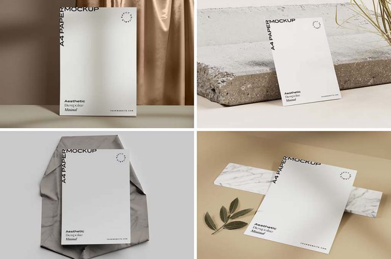 35+ Best Paper Mockup Templates?(Free & Paid) - The Designest