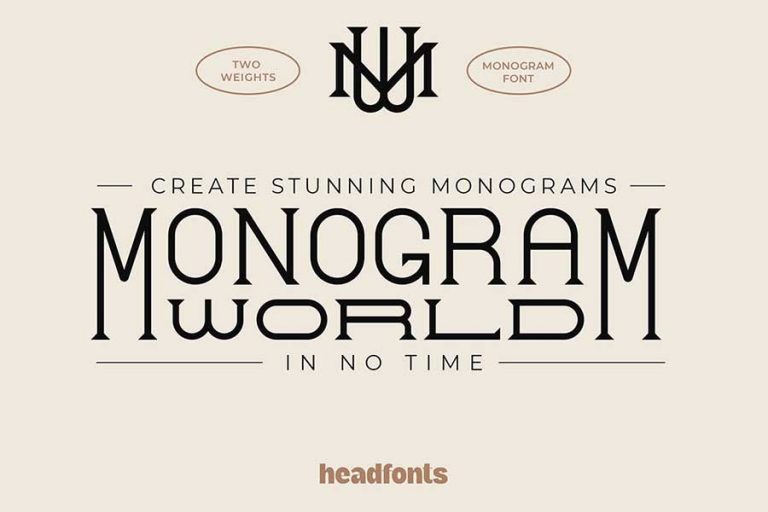 35+ Best Free Monogram Fonts: Design Like a Pro (Paid incl.)