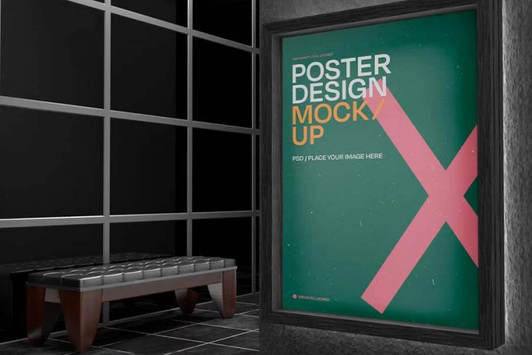 45+ Best Poster Mockup Templates (Free & Paid) - The Designest