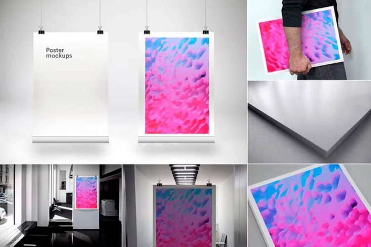 45+ Best Poster Mockup Templates (Free & Paid) - The Designest