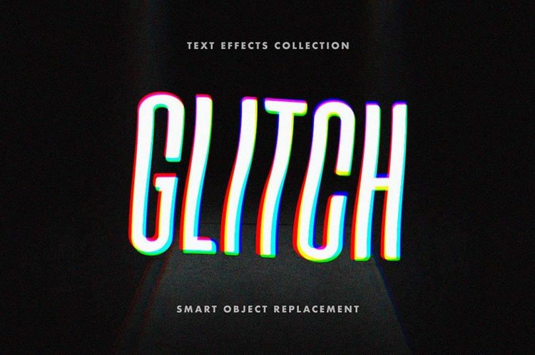 55+ Best Glitch Effects Photoshop Selection (Free & Paid)