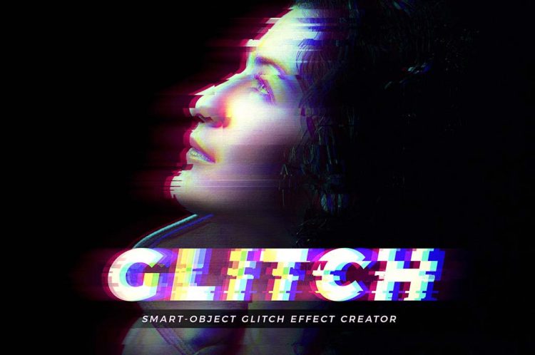 50 Glitch Effects for Photoshop, After Effects and Illustrator