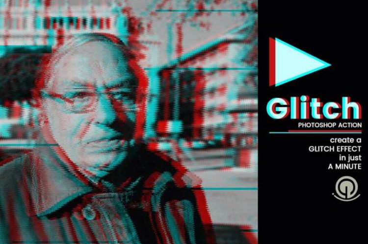 55+ Best Glitch Effects Photoshop Selection (Free & Paid)