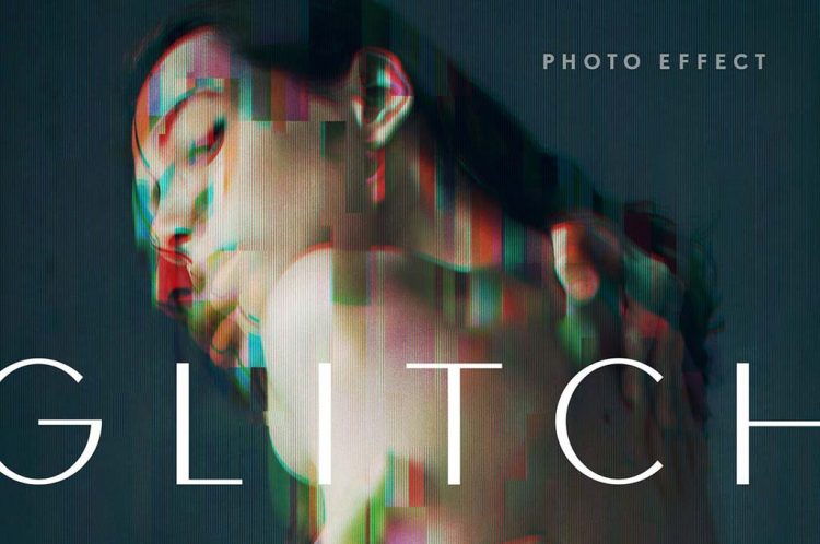 55+ Best Glitch Effects Photoshop Selection (Free & Paid)