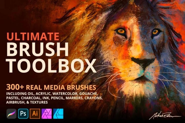 30+ Best Affinity Designer Brushes (Free & Paid)