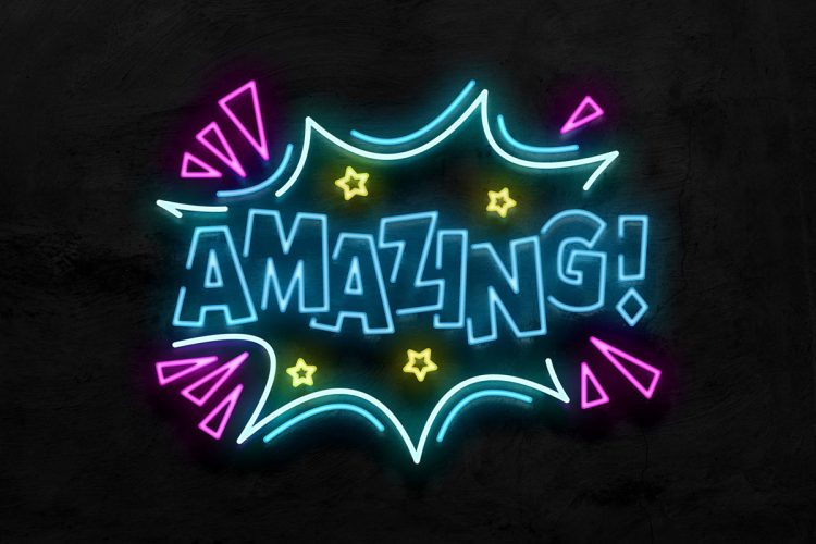 Freebie: Realistic Neon Sign Effect — The Designest