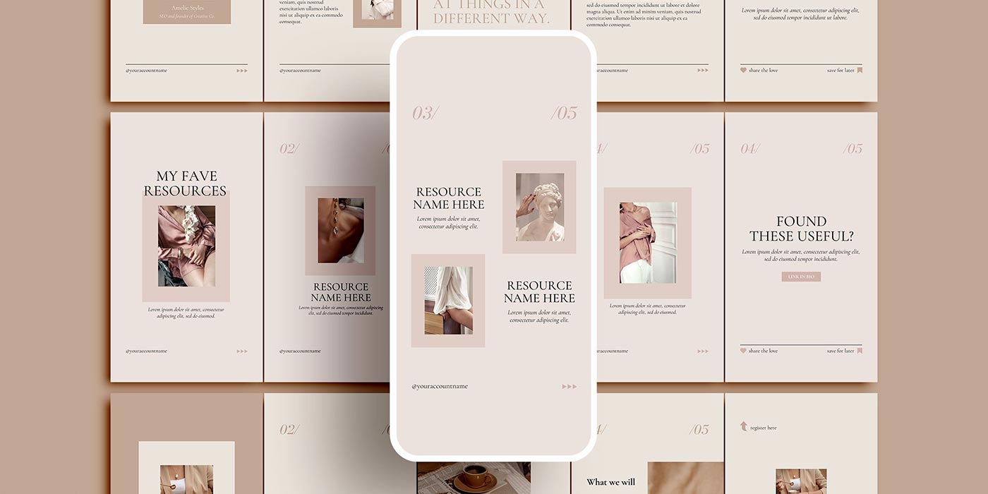 60+ Best Instagram Templates For Your Story and Profile Posts