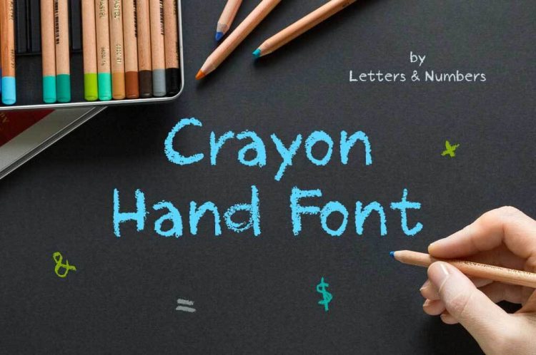30+ Best Crayon Fonts ?️ (Free & Paid) - The Designest