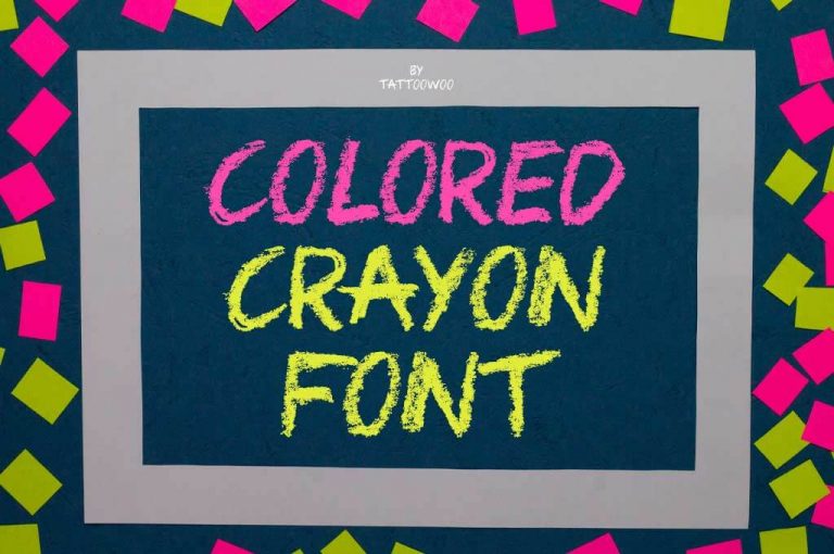 30+ Best Crayon Fonts ?️ (Free & Paid) - The Designest