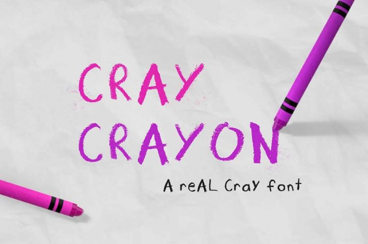 30+ Best Crayon Fonts ?️ (Free & Paid) - The Designest