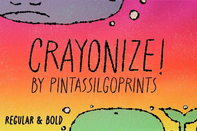 30+ Best Crayon Fonts ?️ (Free & Paid) - The Designest