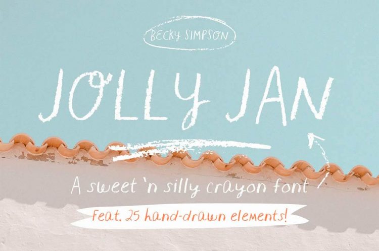30+ Best Crayon Fonts ?️ (Free & Paid) - The Designest