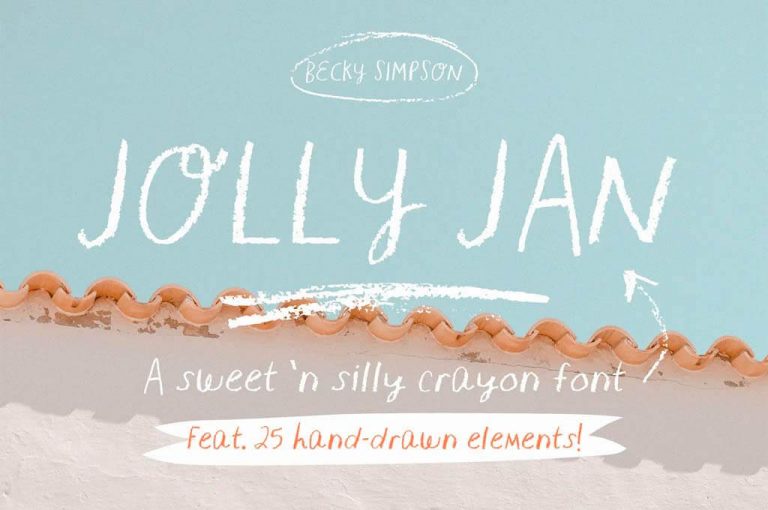 30+ Best Crayon Fonts ?️ (Free & Paid) - The Designest