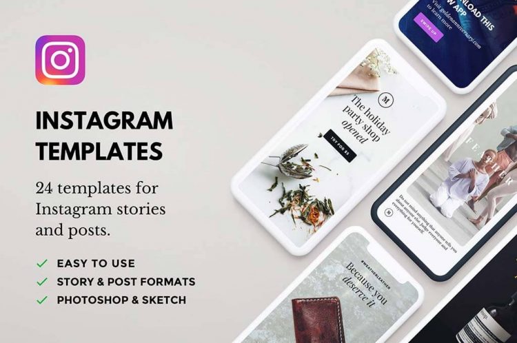 60+ Best Instagram Templates For Your Story and Profile Posts