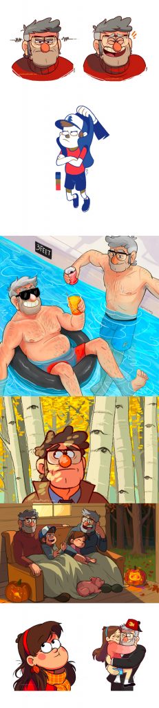 Gravity Falls Fan Art: Here Starts a Great Adventure! — The Designest