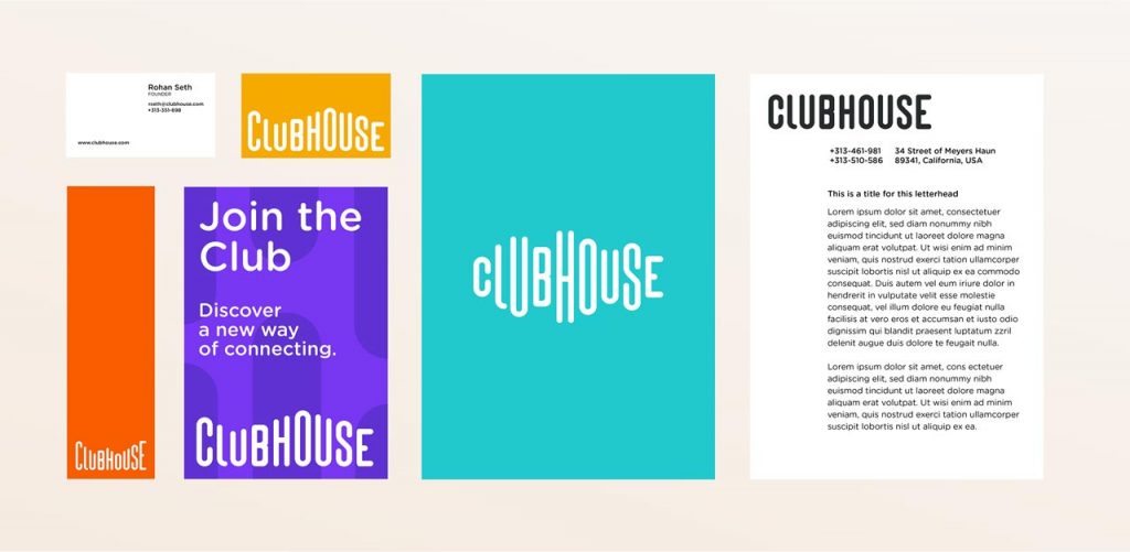 Brand Identity Concept for Clubhouse Which Surpasses the Original ...